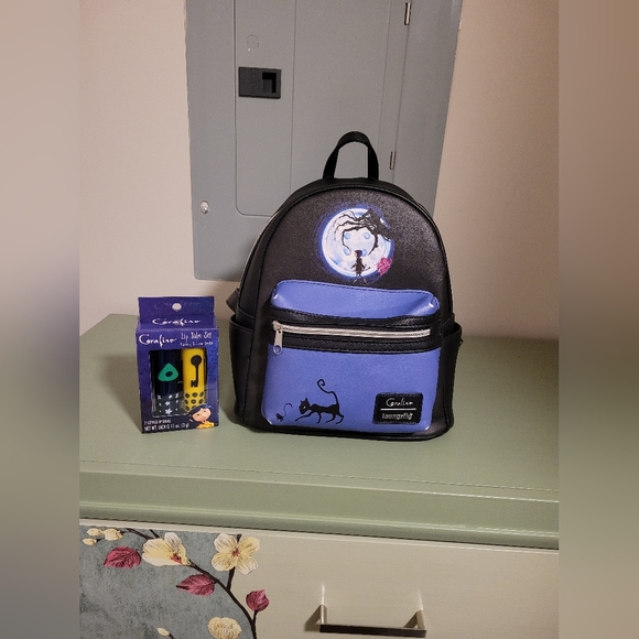 Loungefly | Bags | Loungefly Coraline Button Moon Mini Backpack | Poshmark